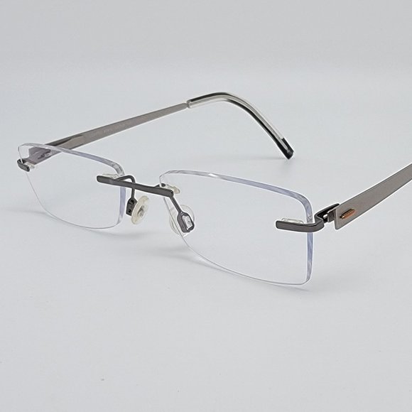 Morel | Accessories | Morel Lightec 628l Gg13 Gunmetal Silver Rimless ...